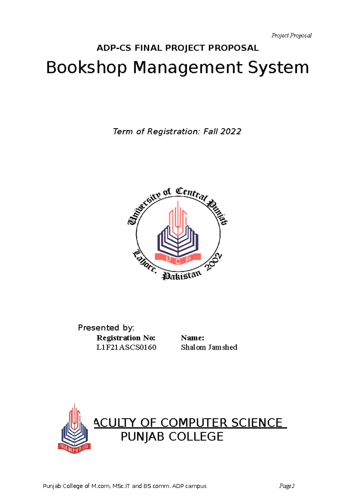 Adpcsprojectproposal ( Complete) - ADP-CS FINAL PROJECT PROPOSAL ...