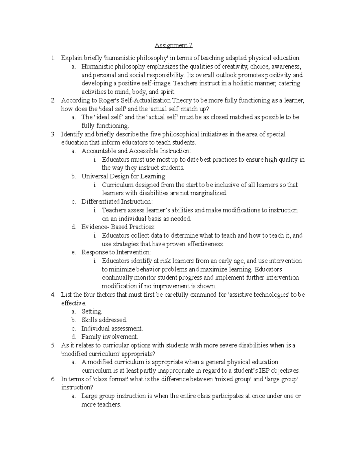 Monique Martinez- Chapter 7 Assignment - Assignment 7 Explain briefly ...