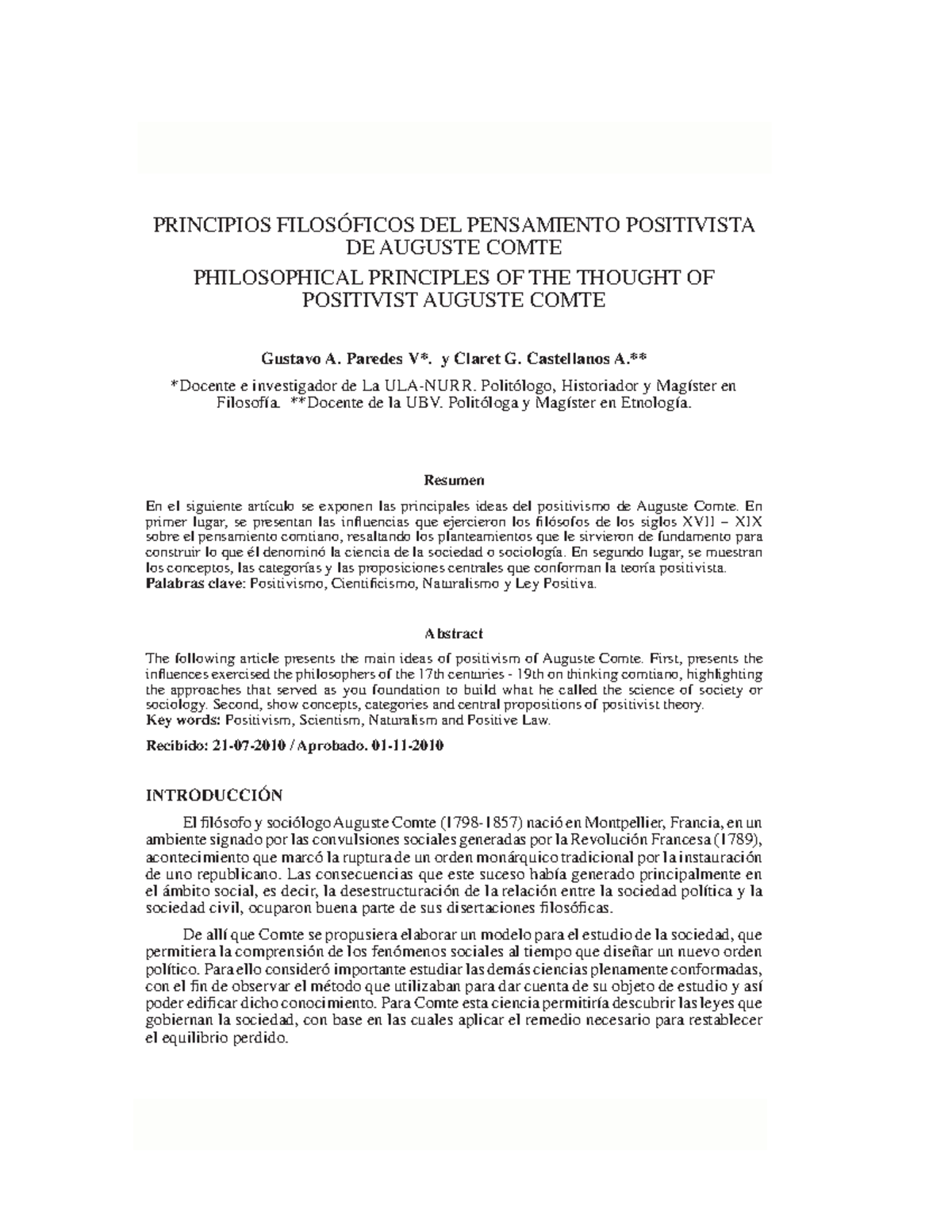 Principios filosoficos compte, principios de la filosofia del autor ...