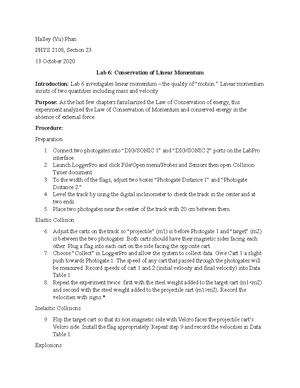 Lab 2 Notebook 2108 - PHYS 2108 Lab with Dr.Amir Javaid - Lab 2 ...
