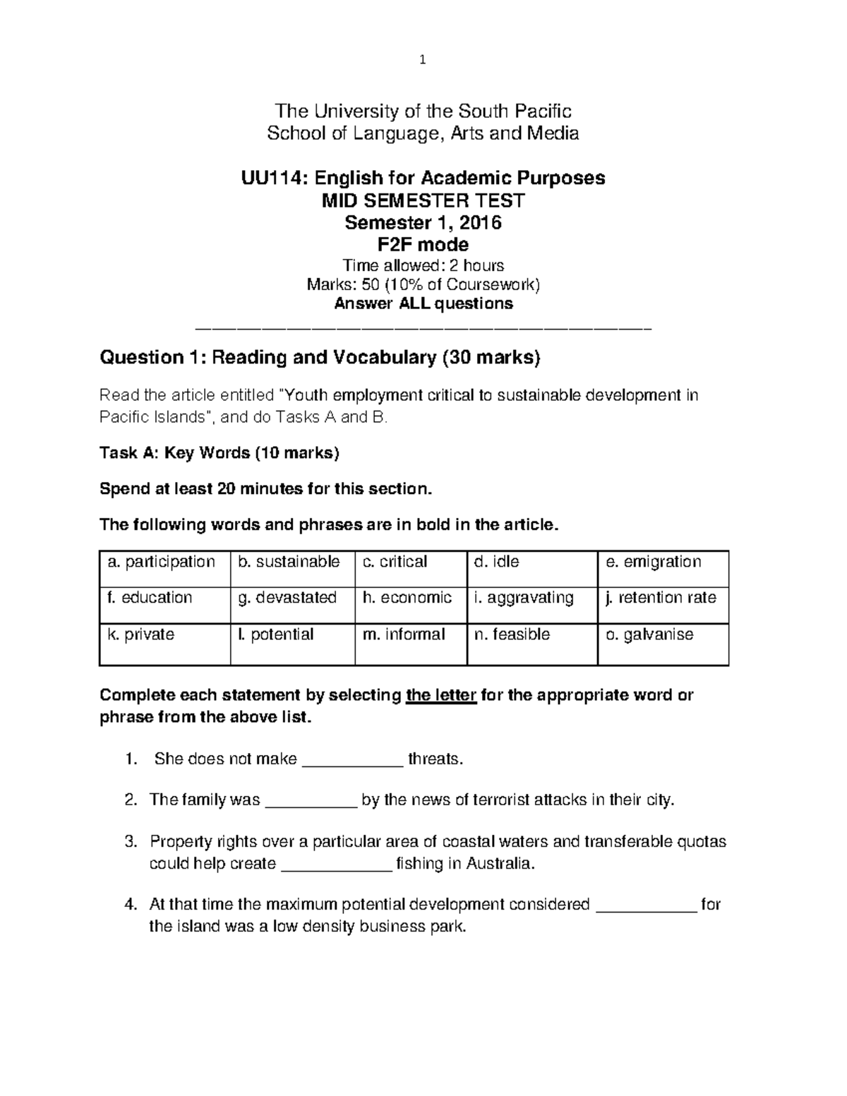 Sample/practice exam 2016, questions and answers - Warning: TT: undefined function: 22 The - Studocu
