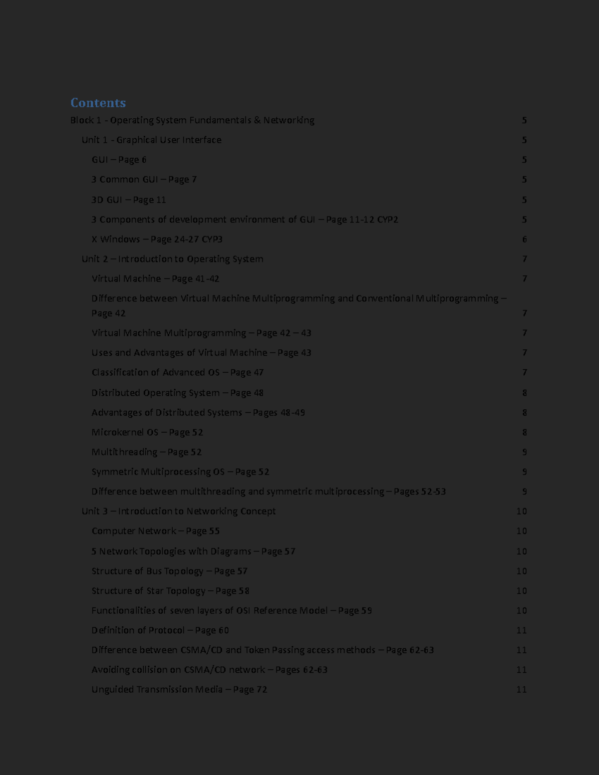 MCS 022 Operating Systems & Networking Management Study Notes ...