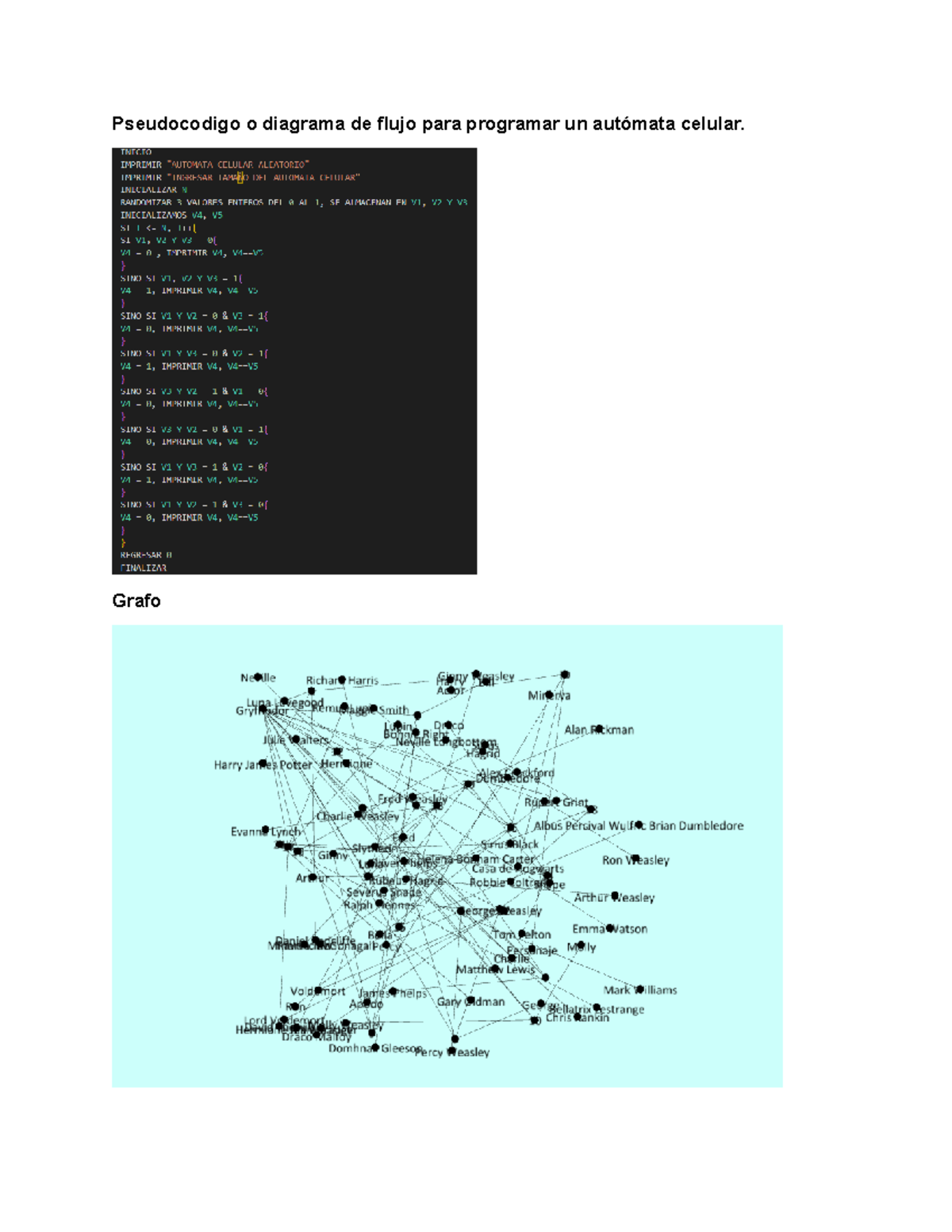 Tarea 5. Desarrollo de un Sistema Adaptativo - Pseudocodigo o diagrama ...