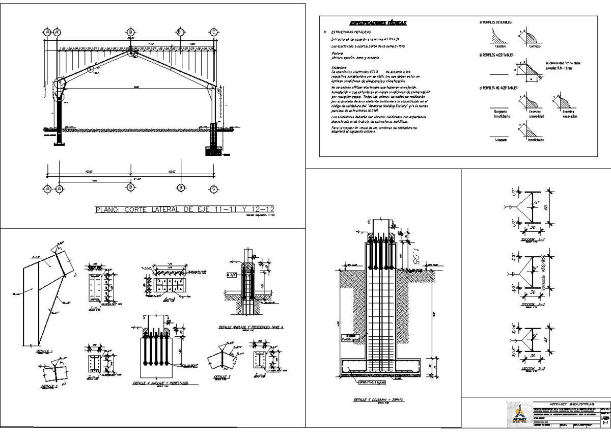 4. Plano Estructura - s a a a a c s a 4 1. 6. NPT: +9. NPT: +9. NPT: +9 ...