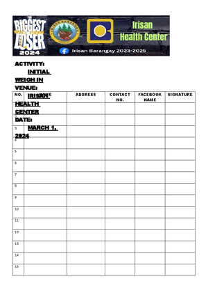 Barangay 2024 Annual Budget - BARANGAY 2024 ANNUAL BUDGET 39,279,532 ...