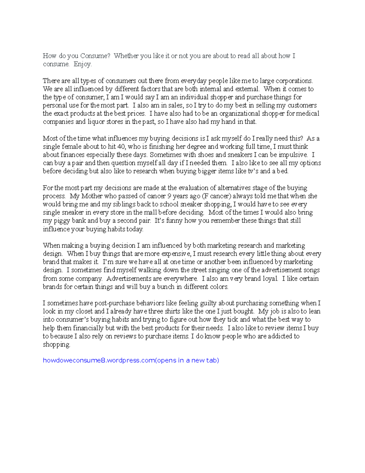 How do we consume MKT 345 - How do you Consume? Whether you like it or ...