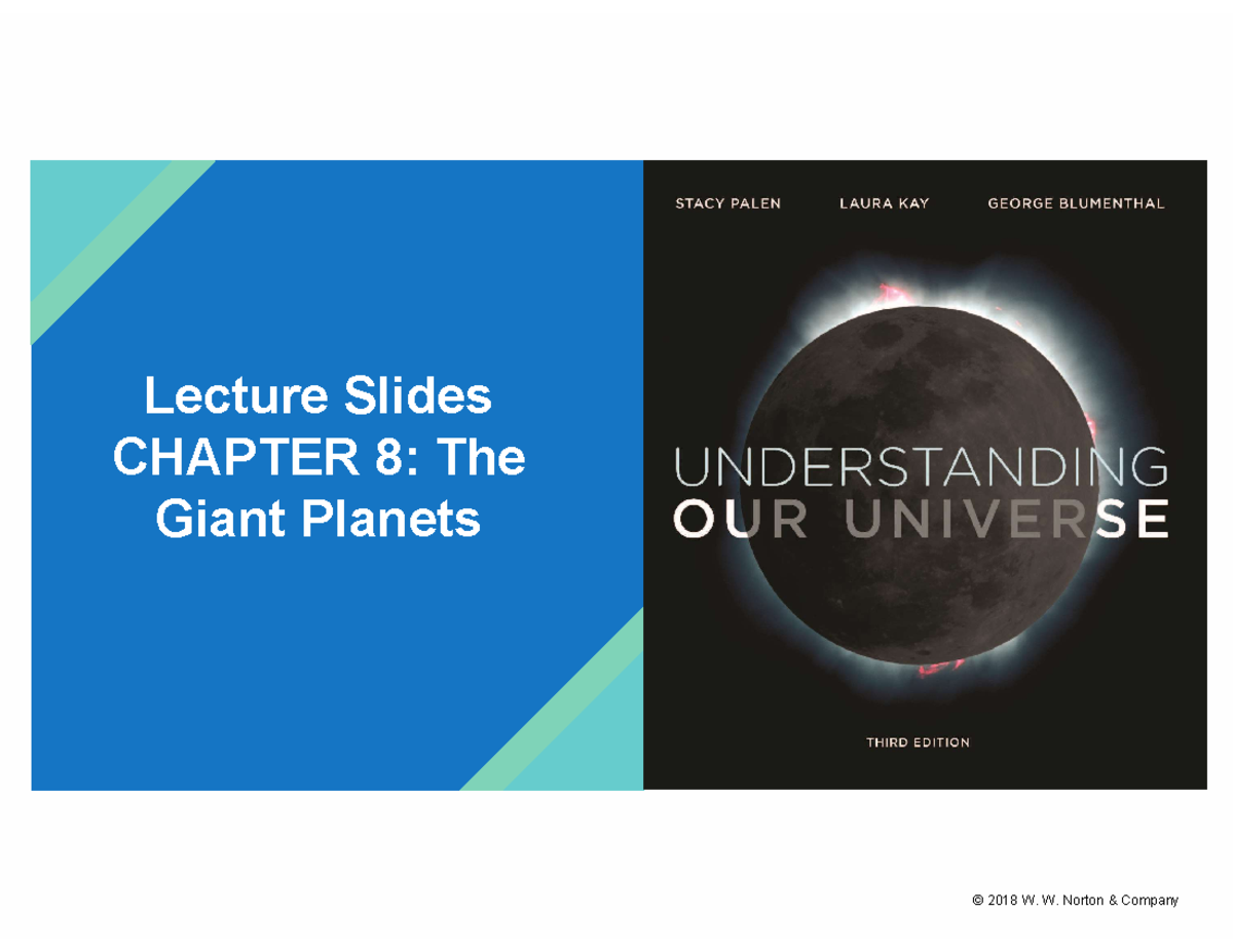 UOU3 Ch08 Lecture PPT-1 - Lecture Slides CHAPTER 8: The Giant Planets ...