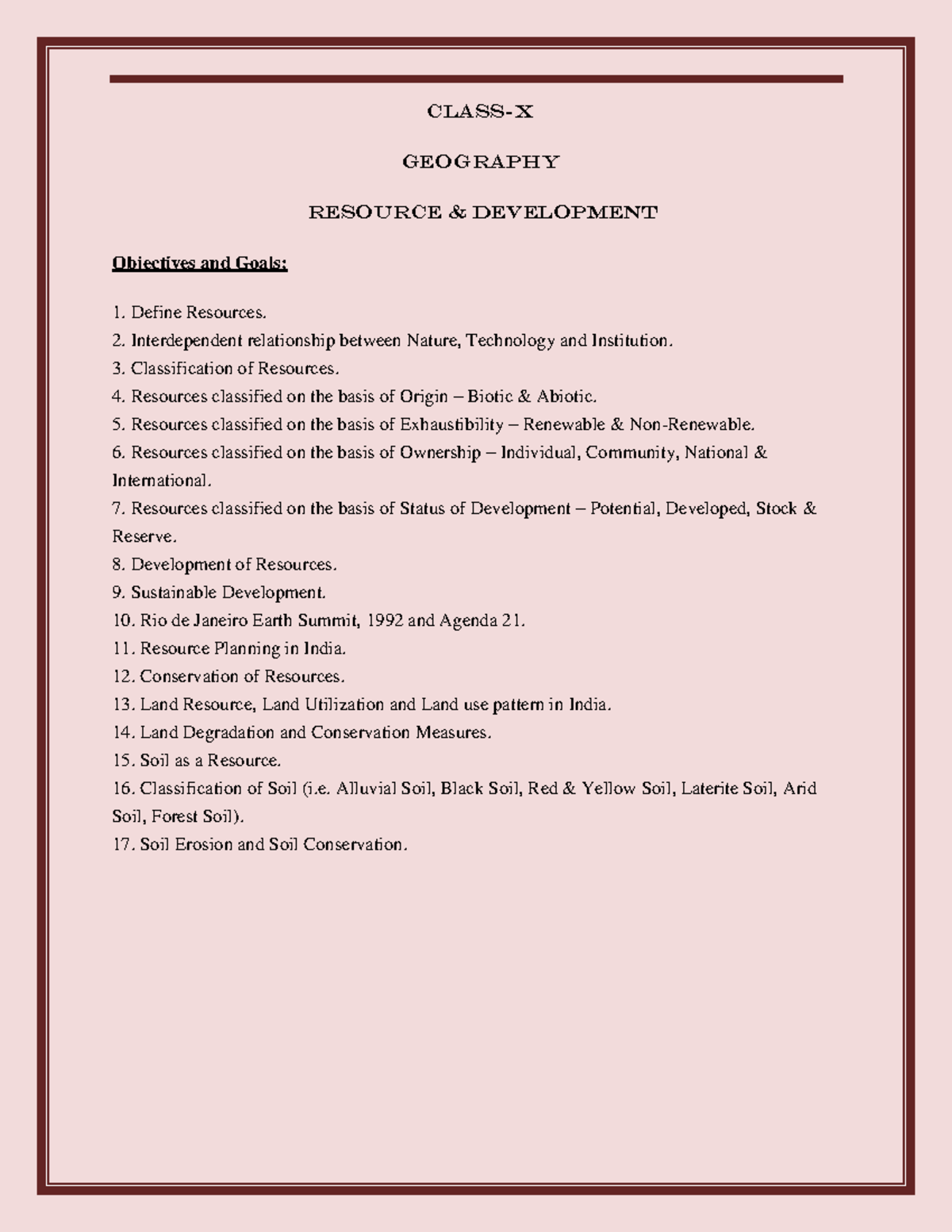 1650440948487 Resources and Development - Class-X Geography Resource ...