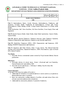 COMPUTER SCIENCE ENGINEERING - JNTU Kakinada - Studocu