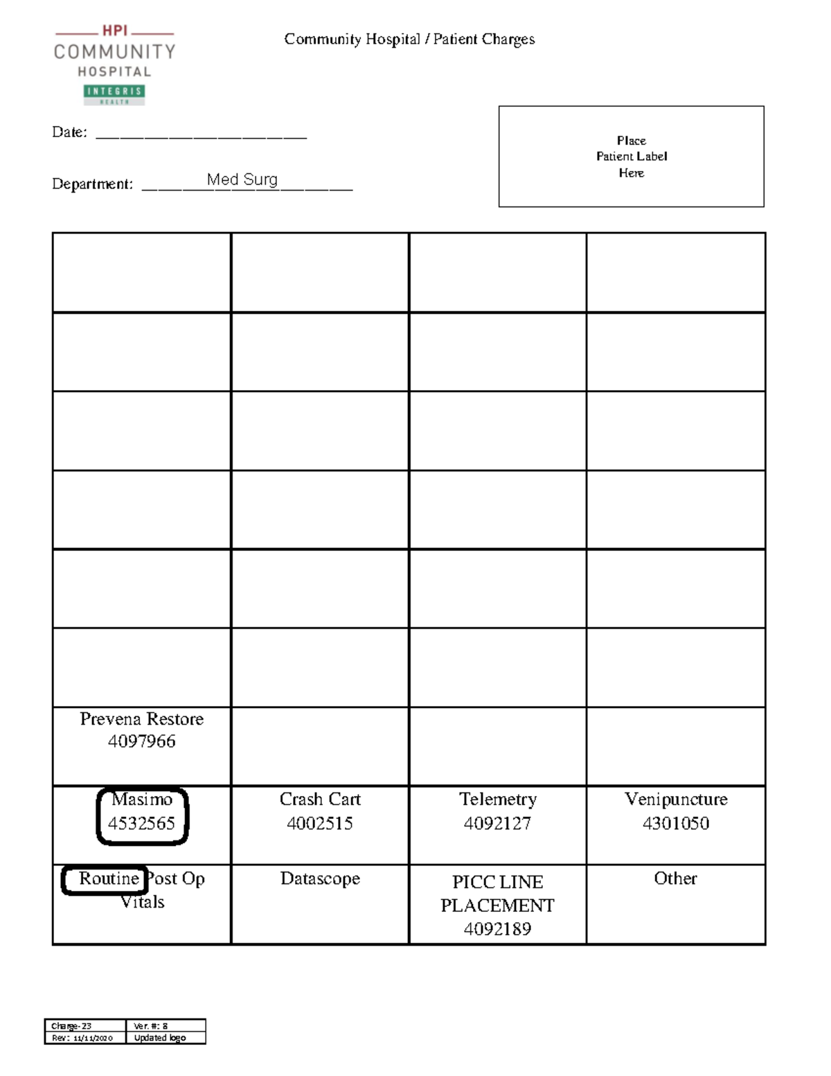 2021 Admitting Form - OB Rotation Maternal and Newborn Medications ...