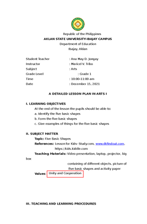 Grade 8 Science Lesson Plan - Nucleic Acids - DETAILED LESSON PLAN IN ...