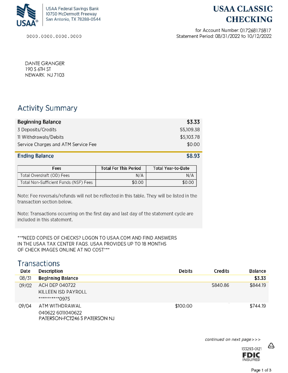 USAA C0-6218-017268175817 - COE 301 - Studocu