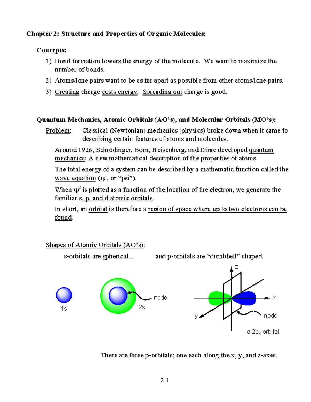 Wade ch02 2021 - thank you to dr. graham! great notes - Chapter 2 ...