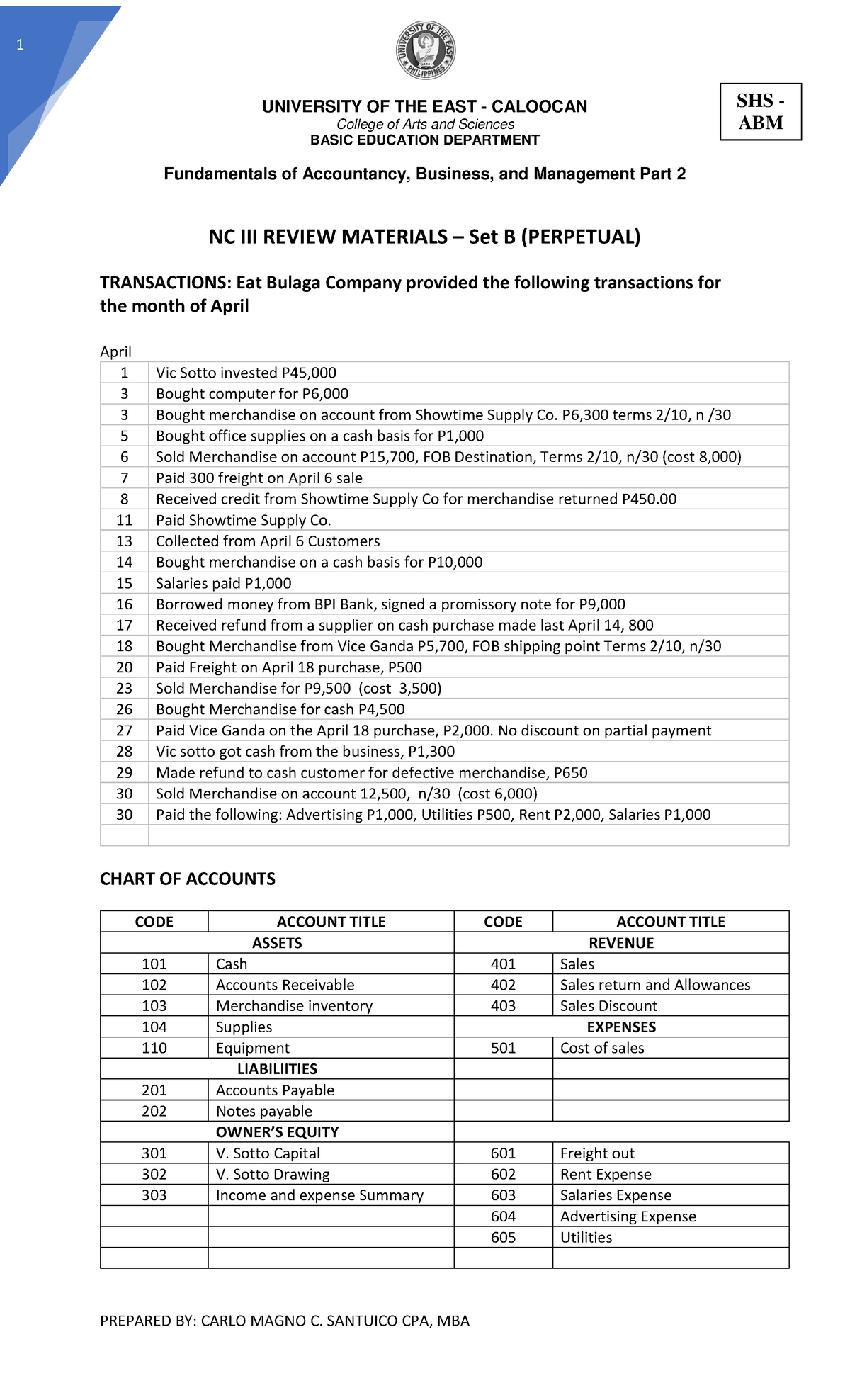 438222628 Tesda NC III Perpetual ans key pdf - SHS - ABM UNIVERSITY OF ...