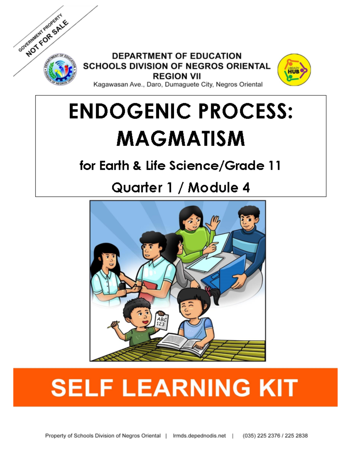 Earth-and-Life-Science-Q1-Week 4 - ENDOGENIC PROCESS: MAGMATISM for ...