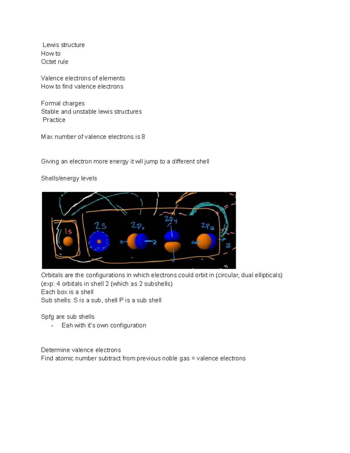 Organic Chem 203 HOME - Summary of Course - Lewis structure How to ...