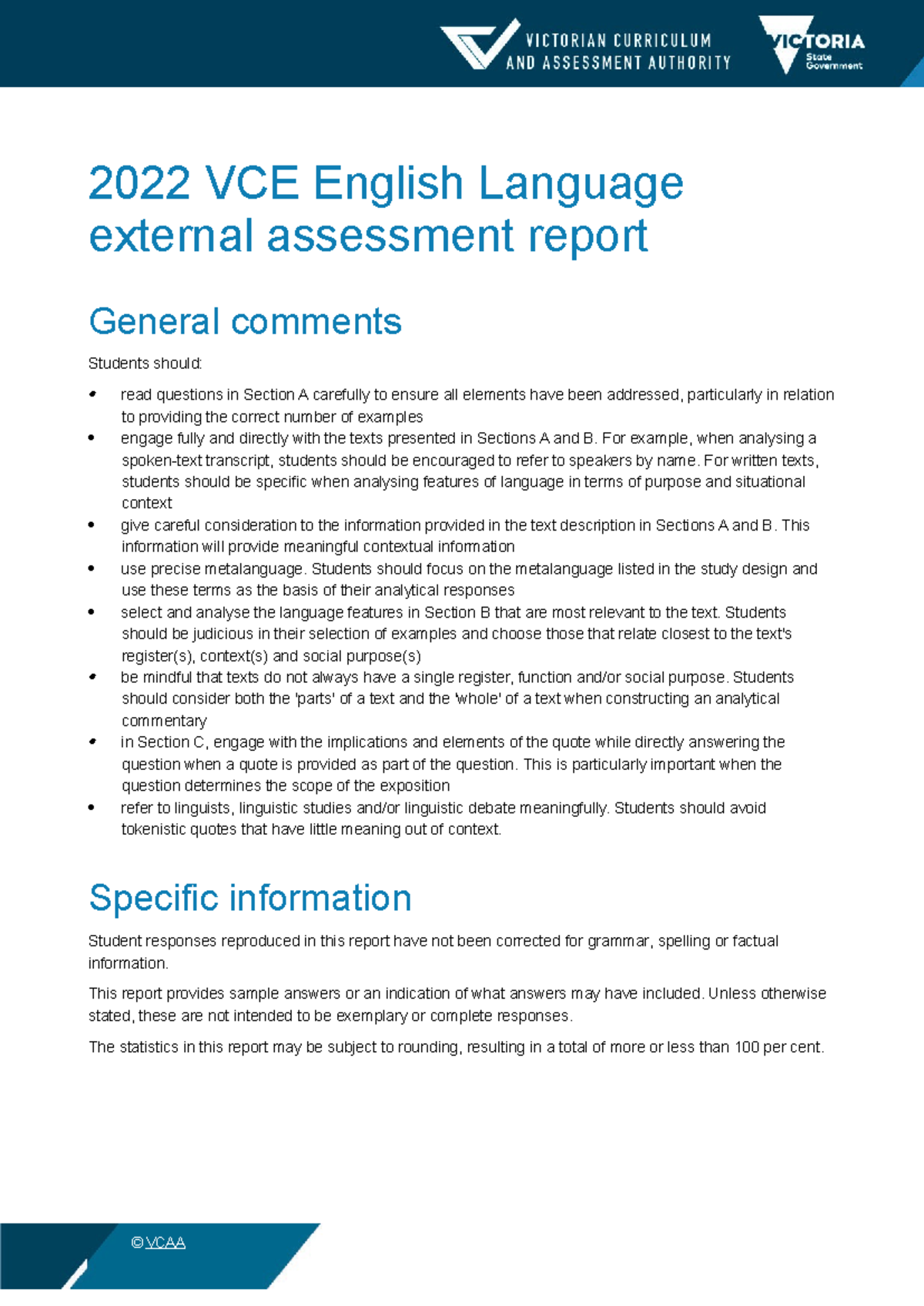 2022englang-report - assas - 2022 VCE English Language external ...