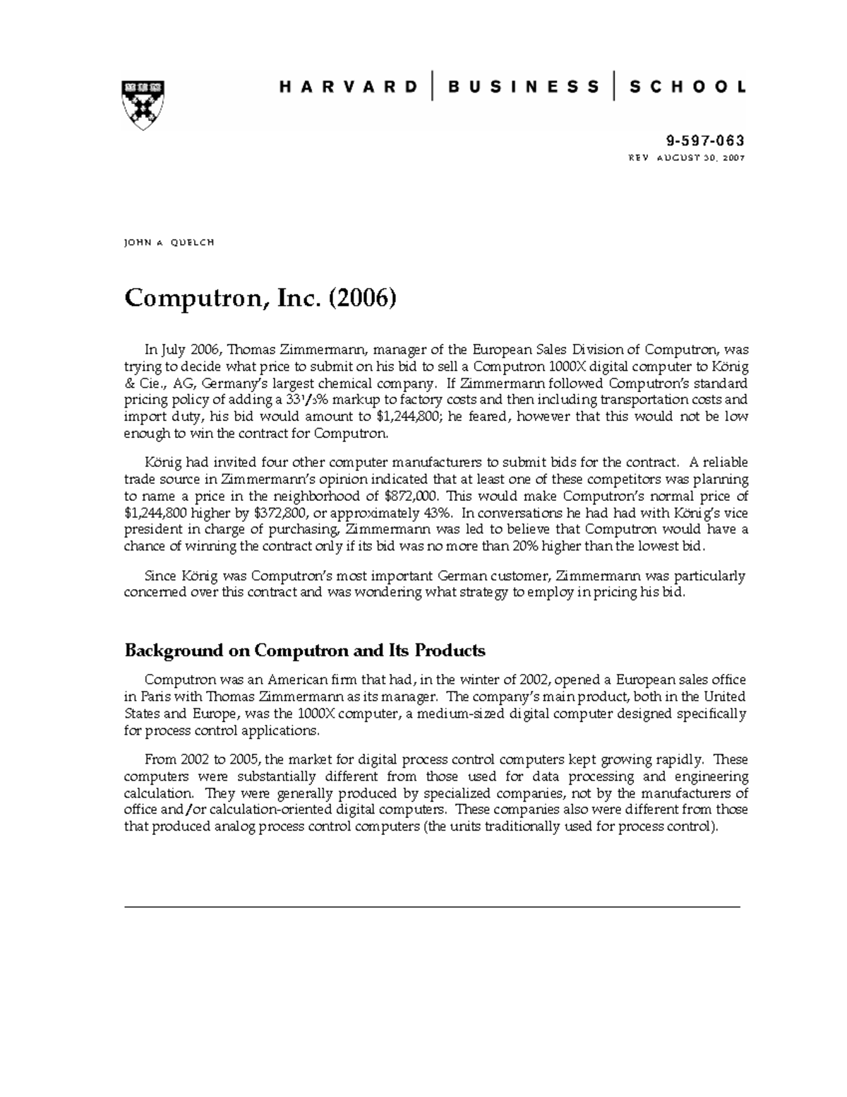 114 Case #3 - Computron - 9 - 5 9 7 - 0 6 3 R E V : A U G U S T 3 0 , 2 ...