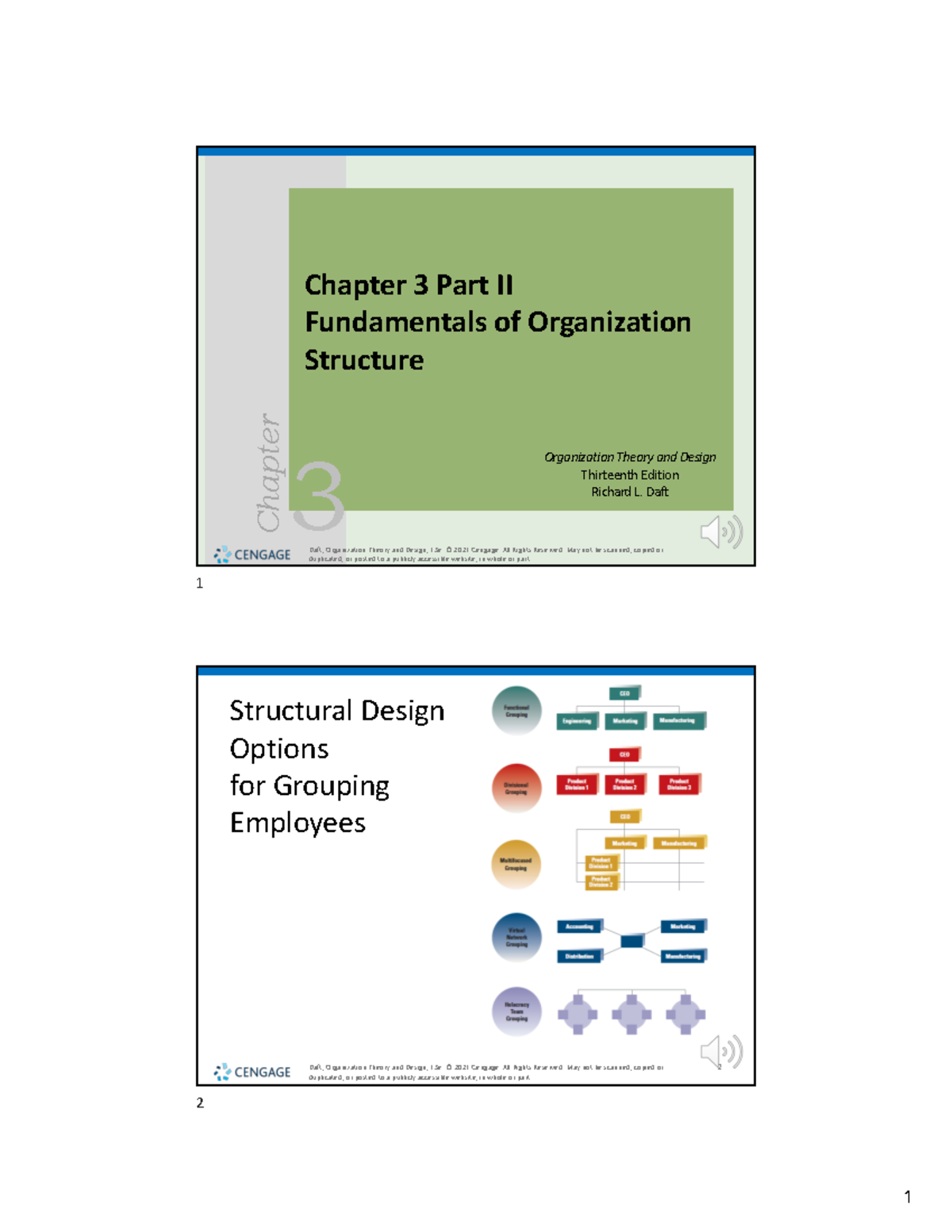 MGT4000 Daft Chapter 3 Part II - Chapter 3 Chapter 3 Part II ...