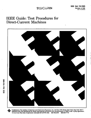 Ieee std 142-1991 (green book - ieee recommended practice for grounding of industrial and ...