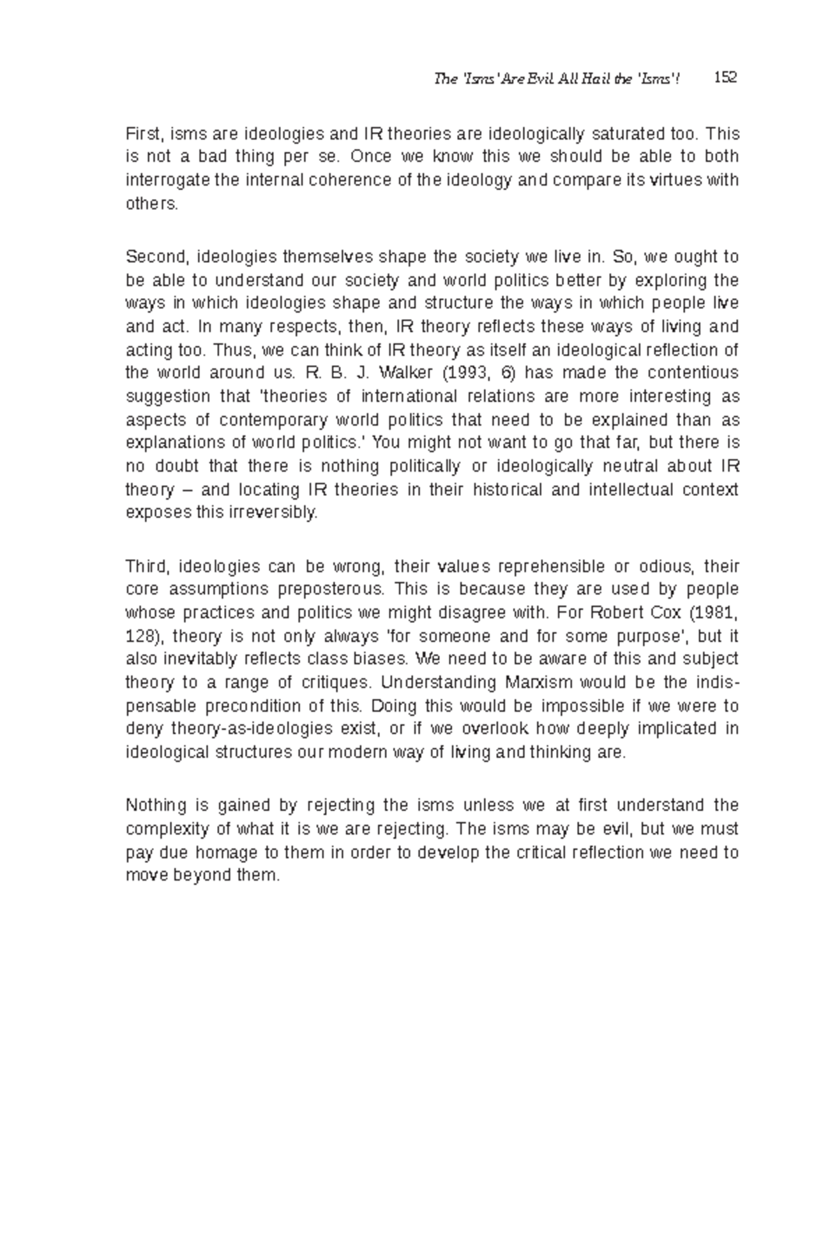 Securitization Theory-56 - The ‘Isms’ Are Evil. All Hail the ‘Isms ...