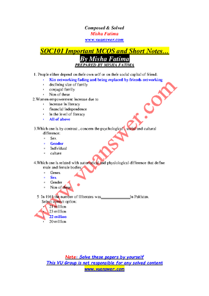 CS401 my quiz - mcqs - CS401 my quiz solved may be helpful and pry for mee thanks Which of the ...