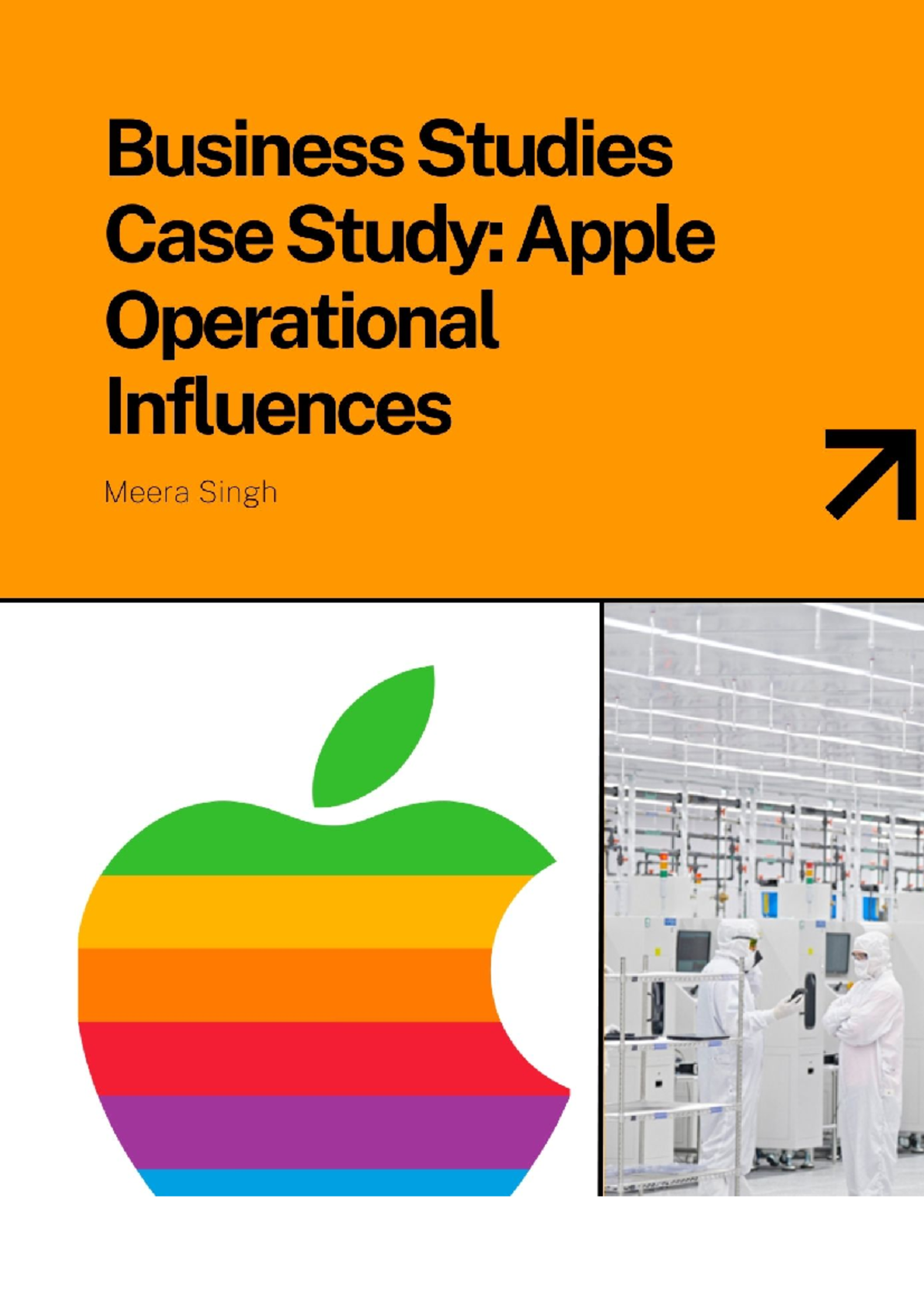 Apple operations case study - Student Declaration Student's Name: Meera ...