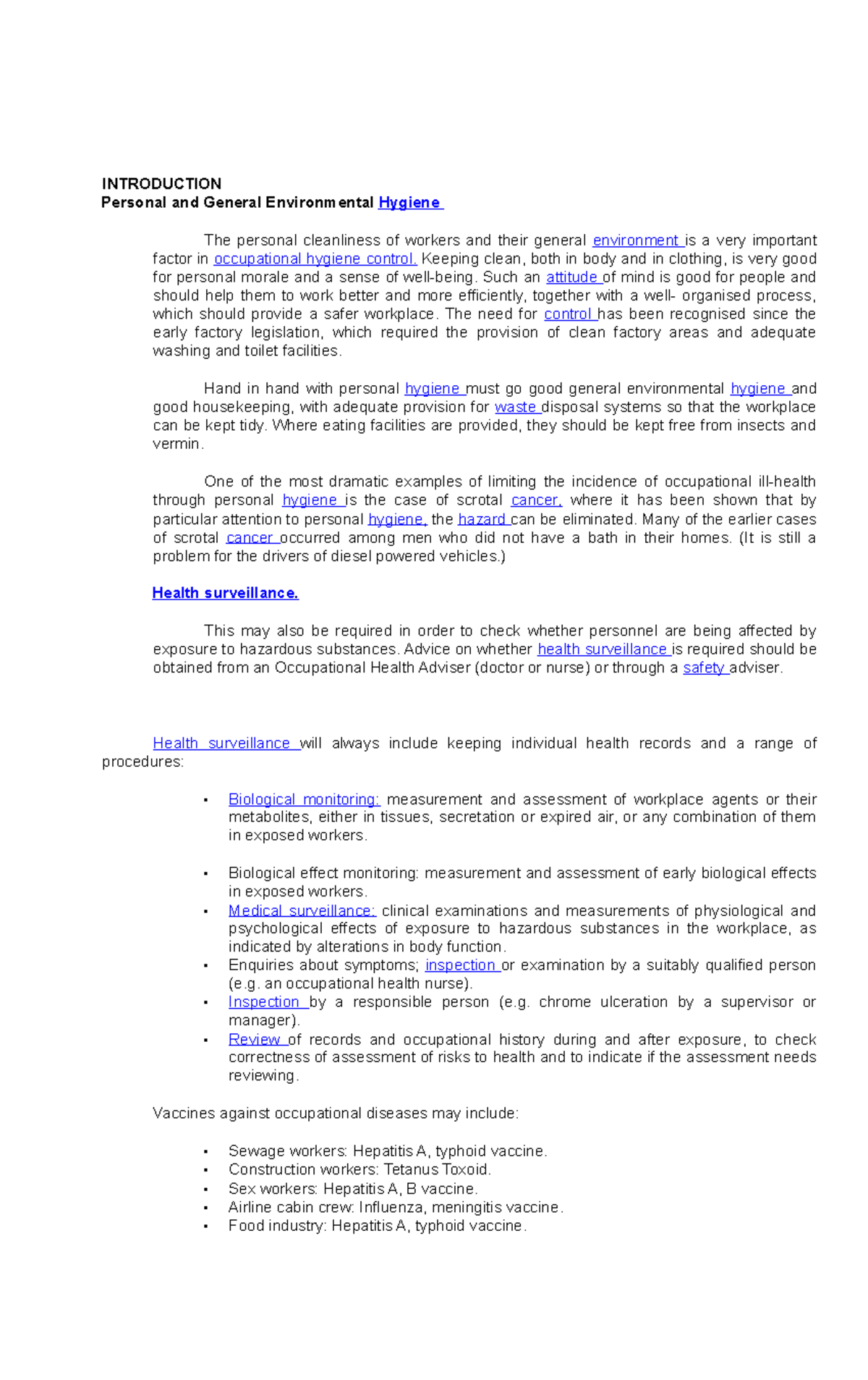 Safety Health 43 - Hand in hand with personal hygiene must go good ...