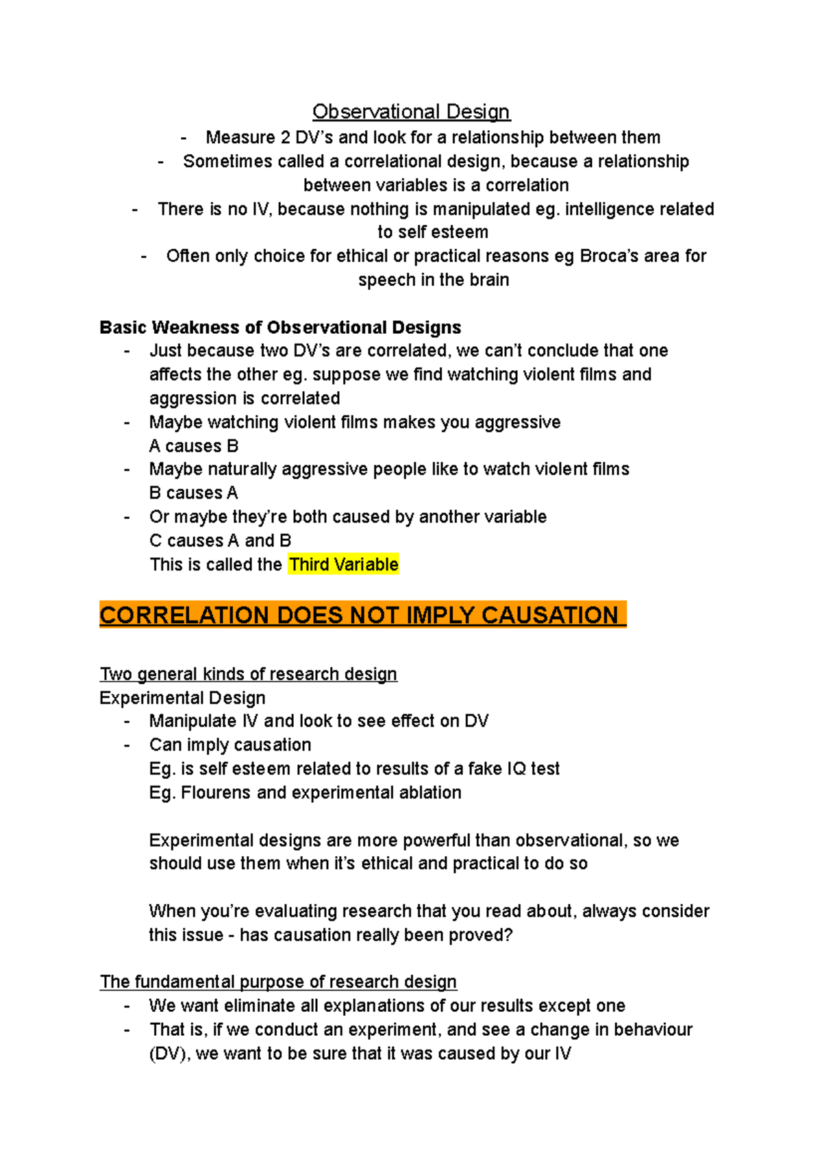 Lecture 2 - Research Design (Observational Design)elima - Observational ...