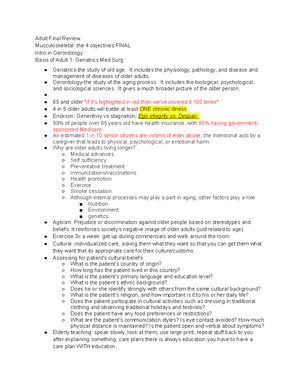 Week 5 Iron Deficiency Anemia Case Study - RNUR 141 Adult Nursing I ...
