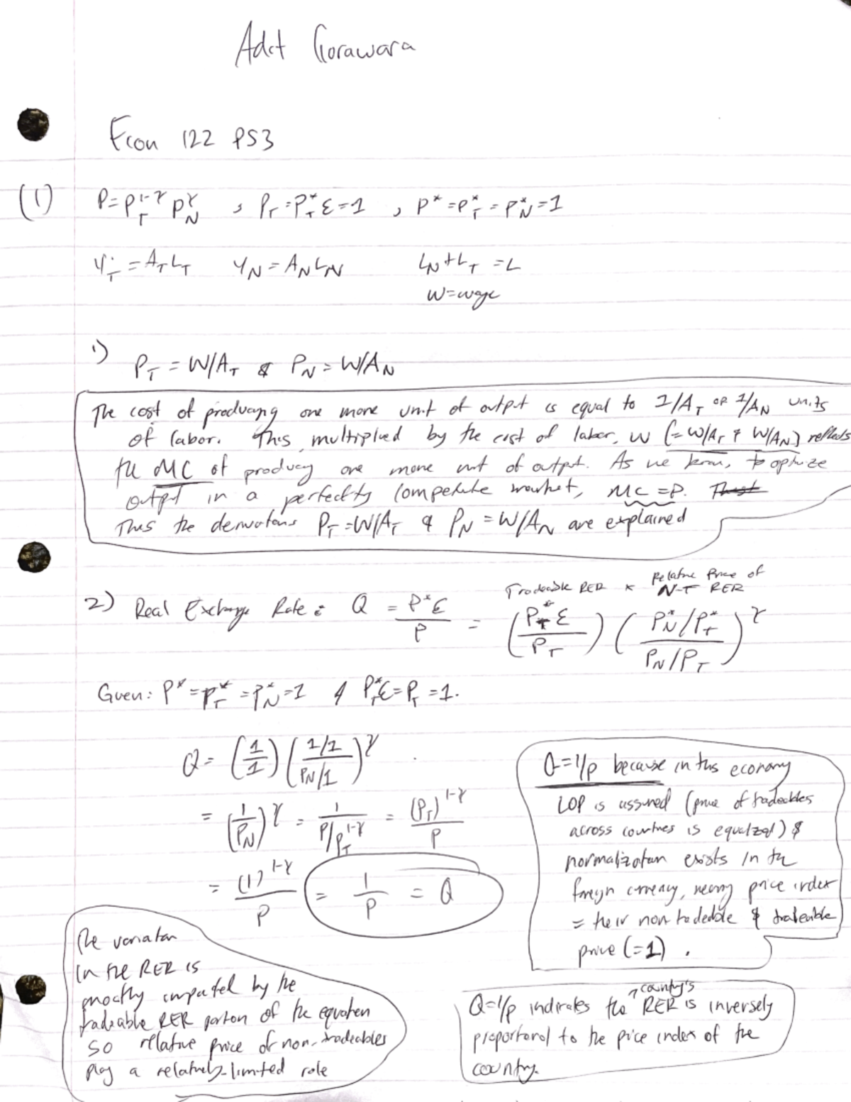 ECON 122 Problem Set 3 - ECON 122 - Studocu