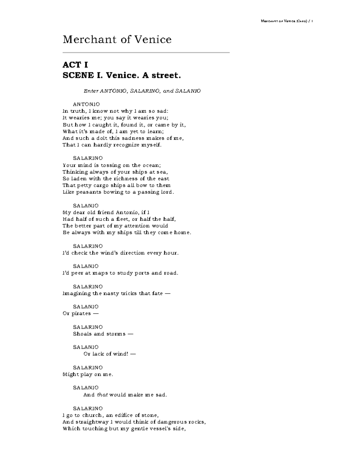 Merchant Of Venice - William Shakespeare's award-winning novel comes ...