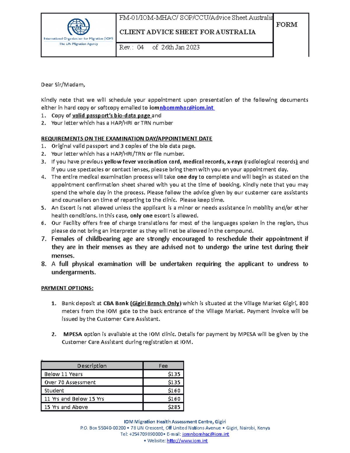 034- FORM- Australia Clients Advice Sheet 2022 - Jurisprudence - UoN ...