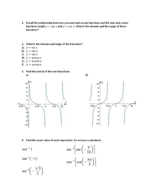 Quiz 2 keys - practice materials for trigonometry - MATH 1316 - Studocu