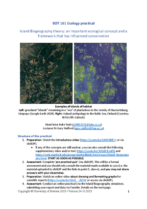 BOT161 Semester TEST 2 - 2022 amended curriculum - BOT 161 - Studocu