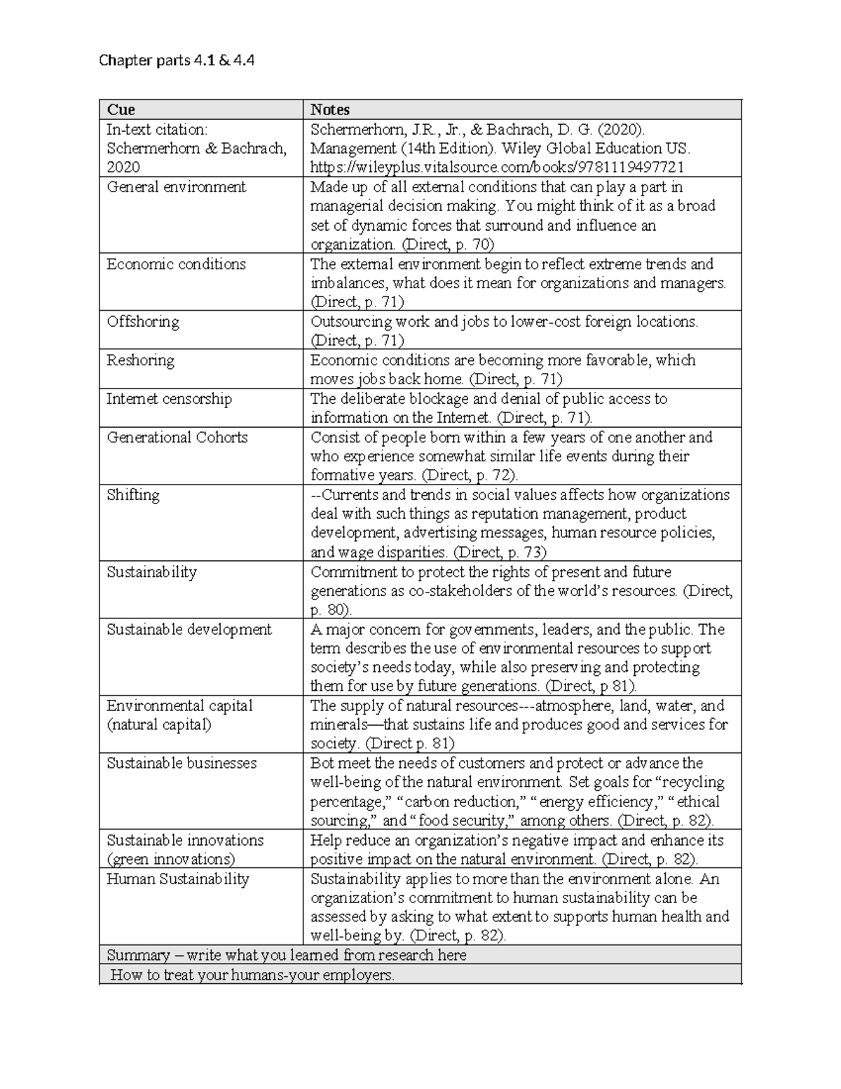 Book 4.1 & 4.4 Notes - Chapter parts 4 & 4. Cue Notes In-text citation ...