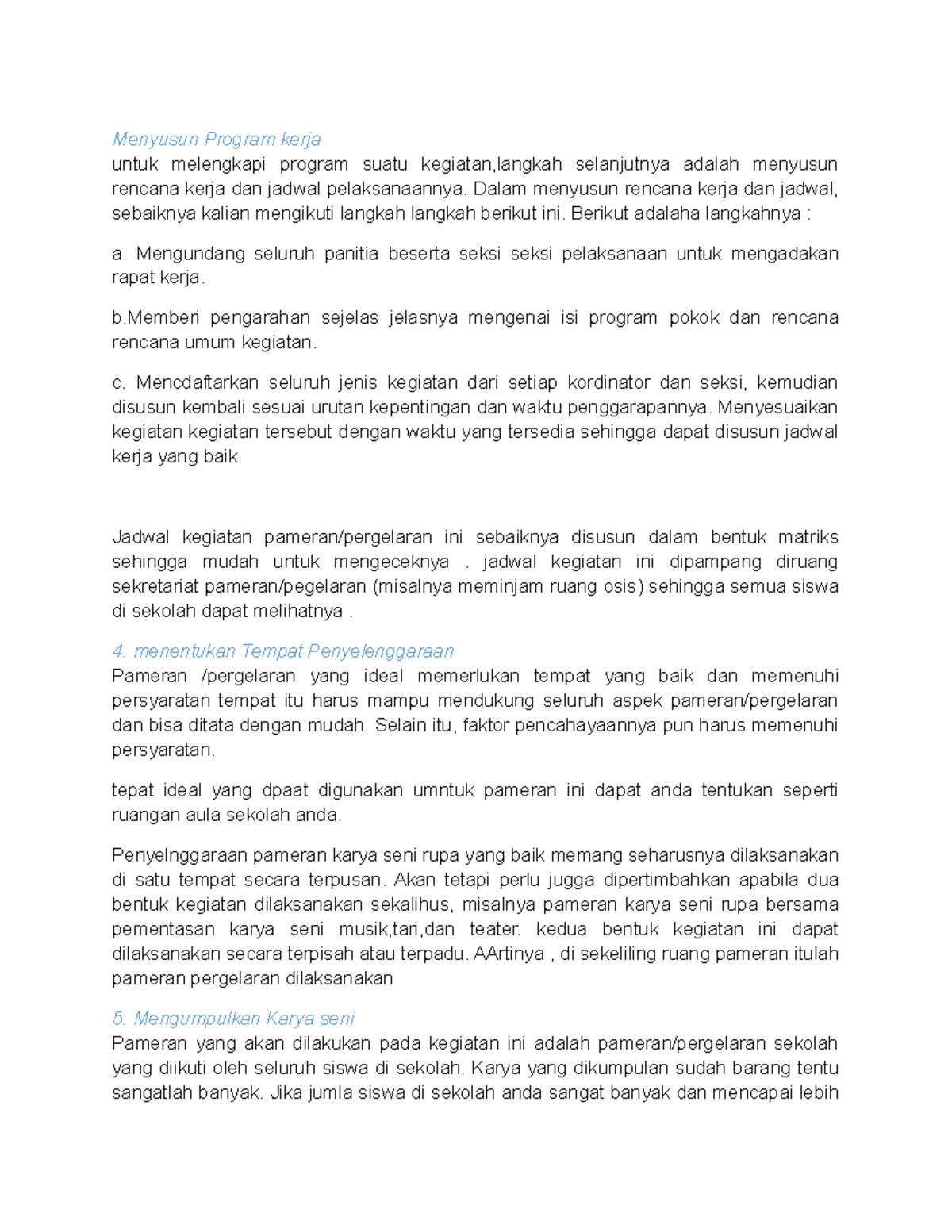 Tugas 13 - Menyusun Program kerja untuk melengkapi program suatu ...