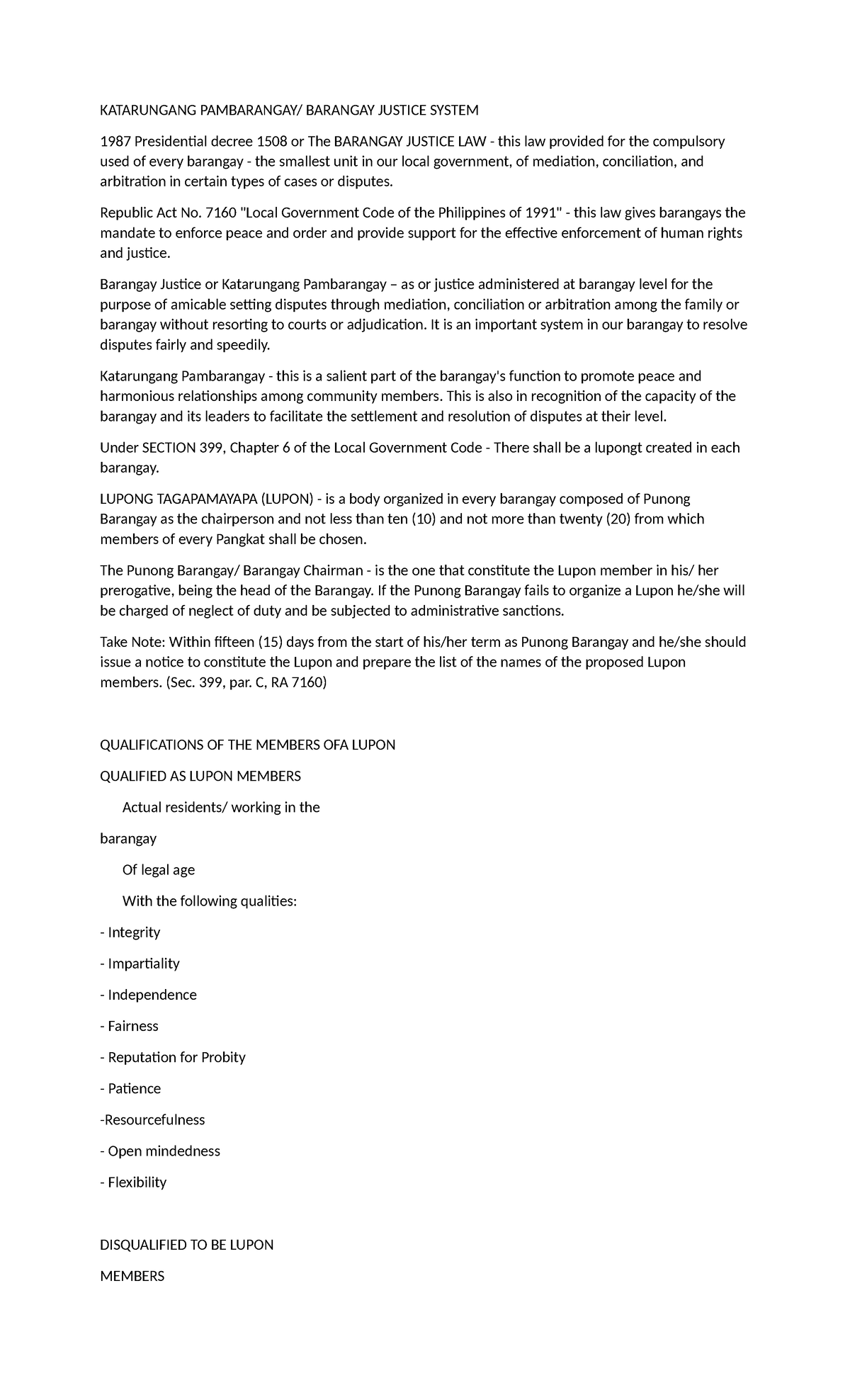 KP-CRIM - THIS IS JUST A COPY OF A MODULE - KATARUNGANG PAMBARANGAY ...