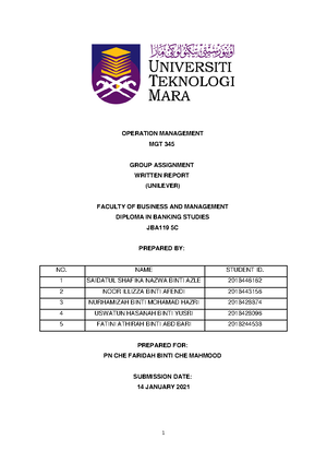 Unilever Chapter 2 Product Design - CHAPTER 2: PRODUCT DESIGN The ...
