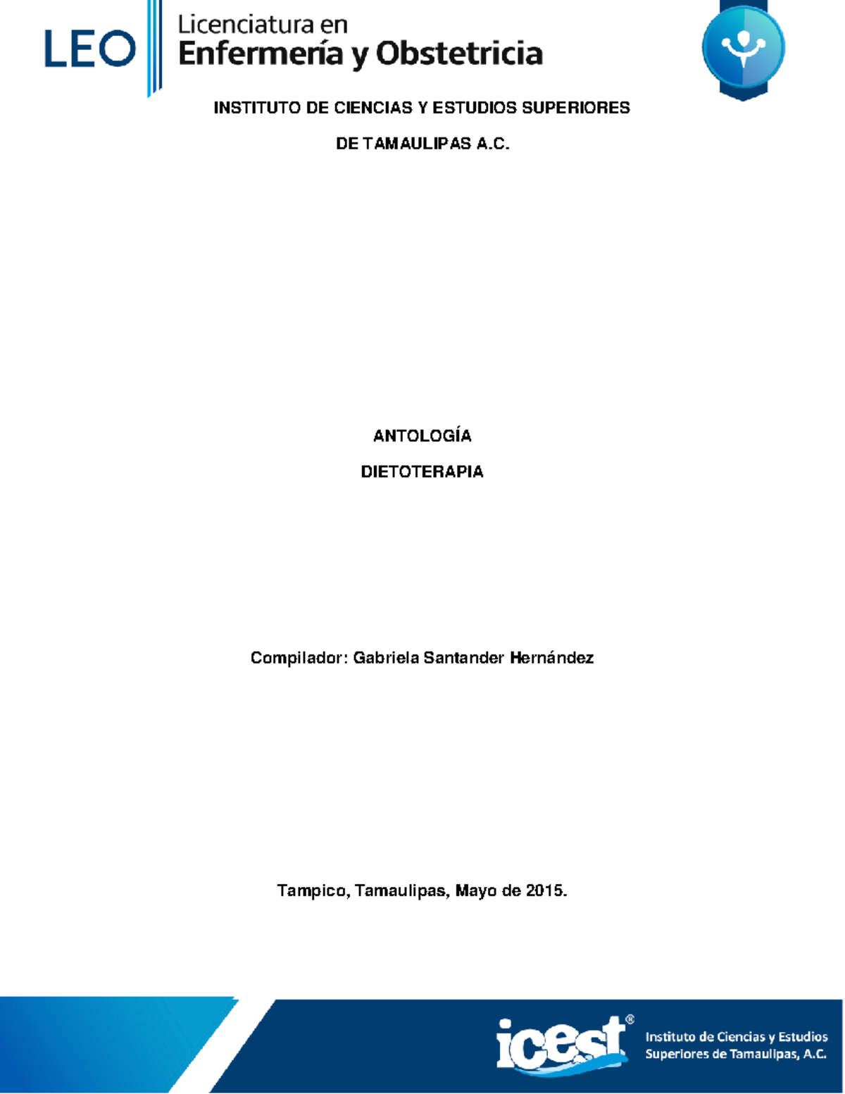 ANTO-LEO- Dietoperatia - INSTITUTO DE CIENCIAS Y ESTUDIOS SUPERIORES DE ...