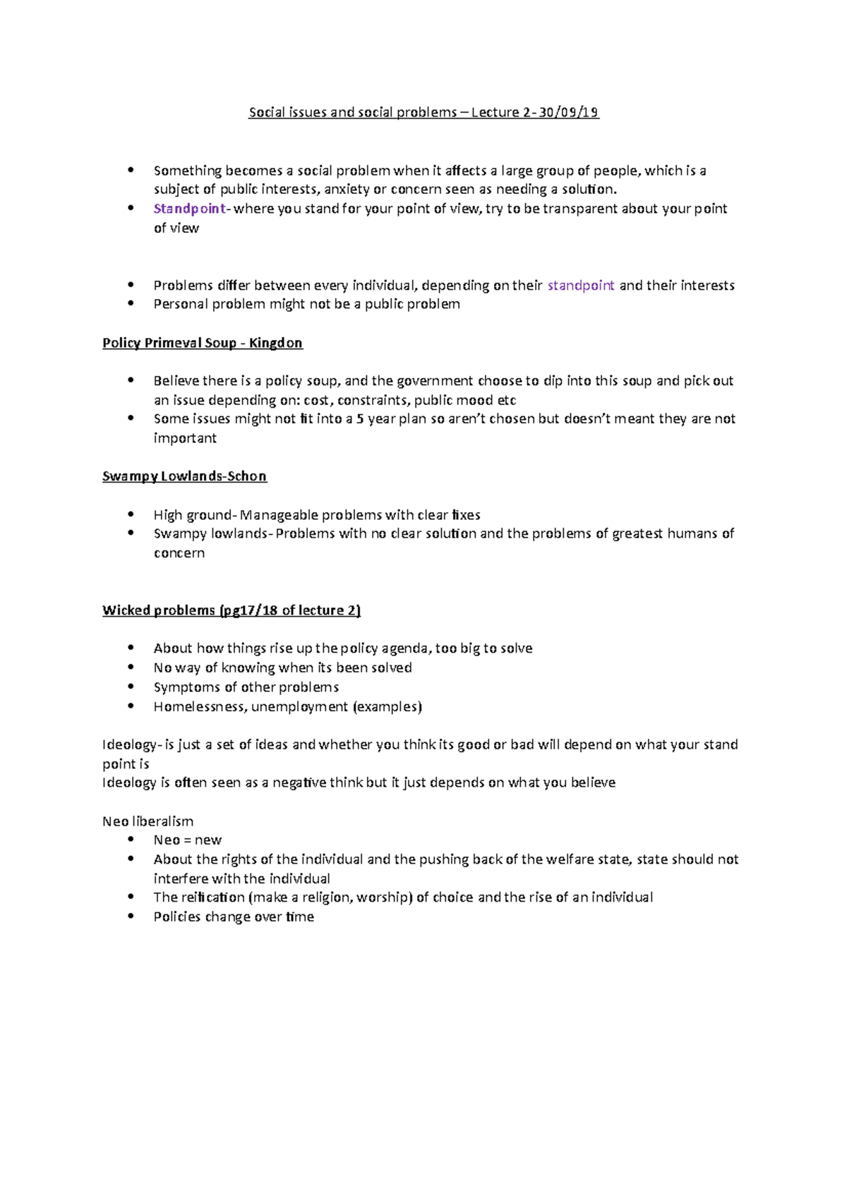 Defining social problems - Social issues and social problems – Lecture ...