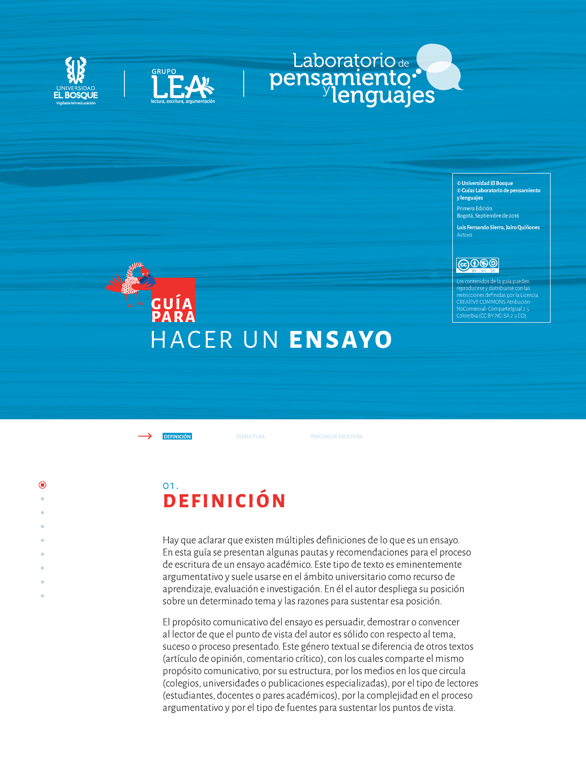 01-Guia-Ensayo - GUÍA PARA DEFINICIÓN ESTRUCTURA PROCESO DE ESCRITURA ...