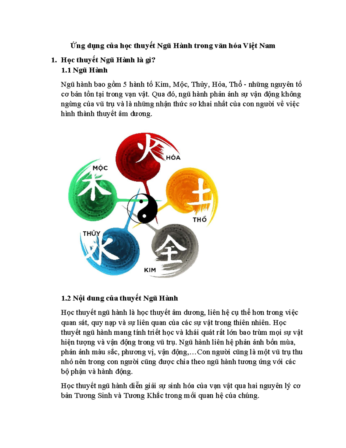 Ngũ-hành-phuong - klmfsiduapokdsmf - Ứng dụng của học thuyết Ngũ Hành ...