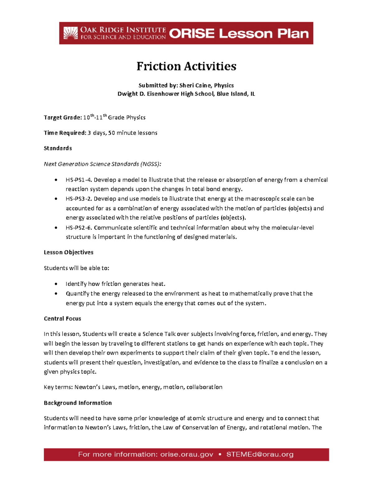 Friction-activities-lesson-plan (Jed M. Estrimos) - Friction Activities ...