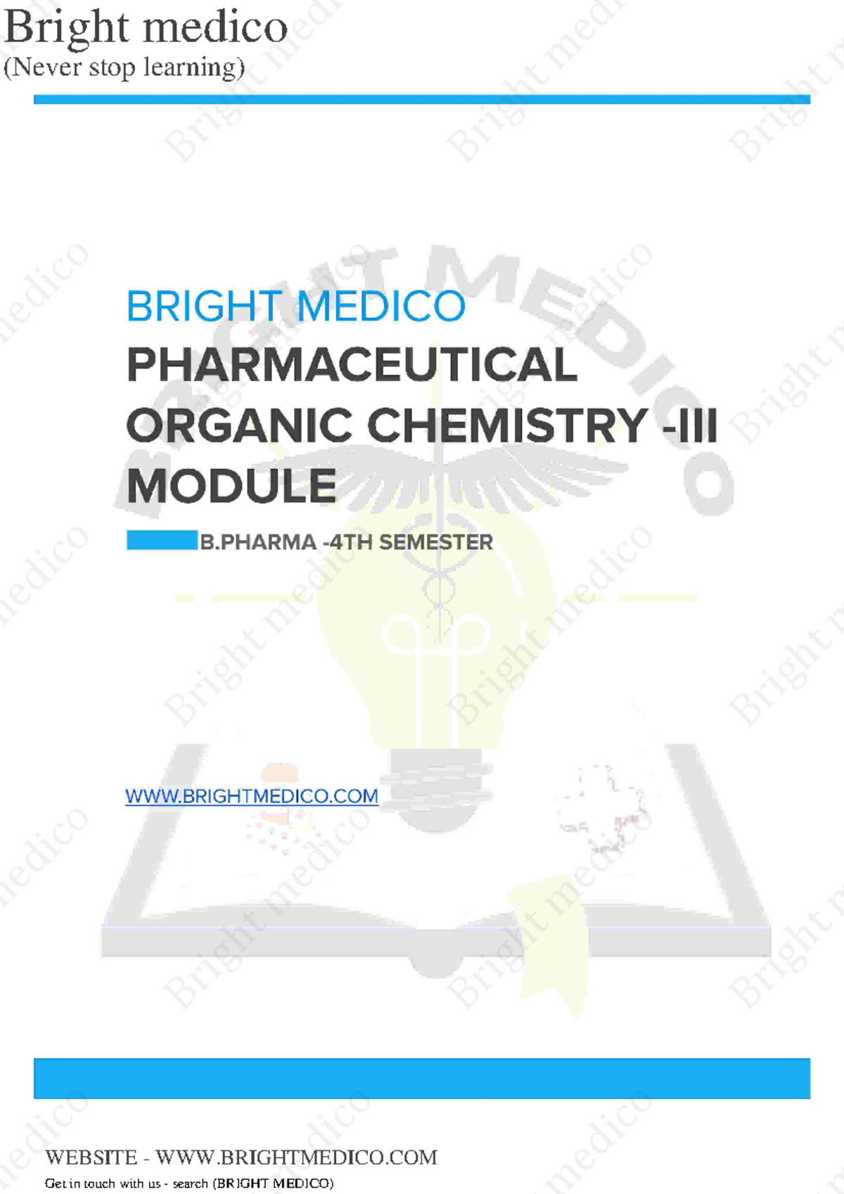 Unit-1 Poc 4th semester Bpharma Module -Bright medico - Bright medico Bright medico Bright m ...