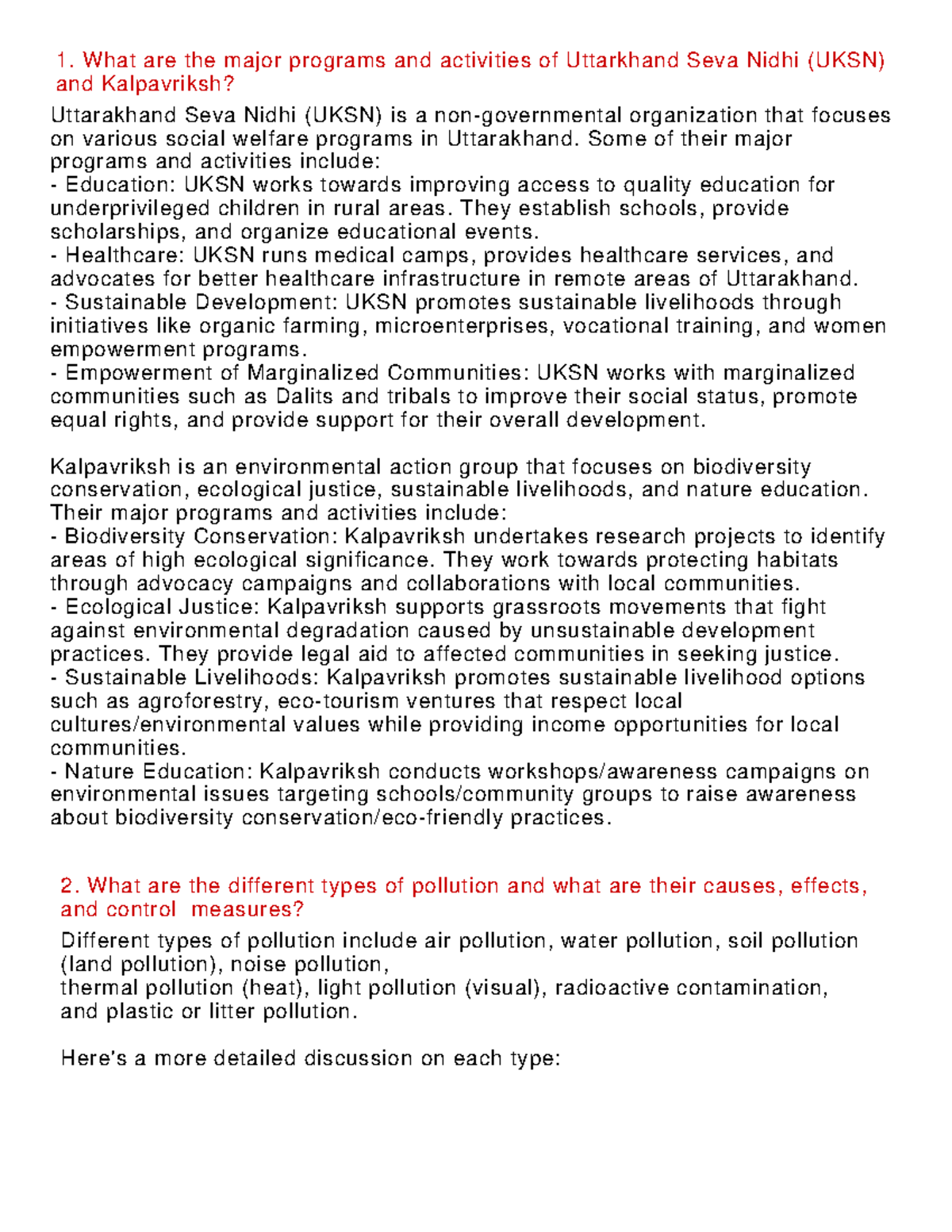 EVS(assignment) - EVs hone assignment - Bachelors of Computer ...