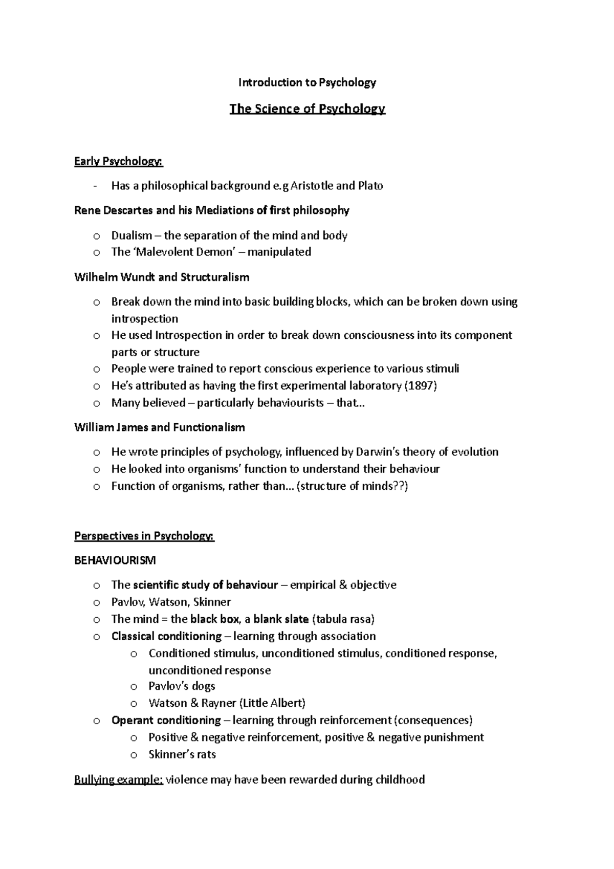 The Science of Psychology - Introduction to Psychology The Science of ...