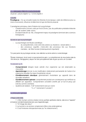 Apprentissage cours 1-5 Dr. Marc Viaud - L’Apprentissage Cours 1 : Les ...