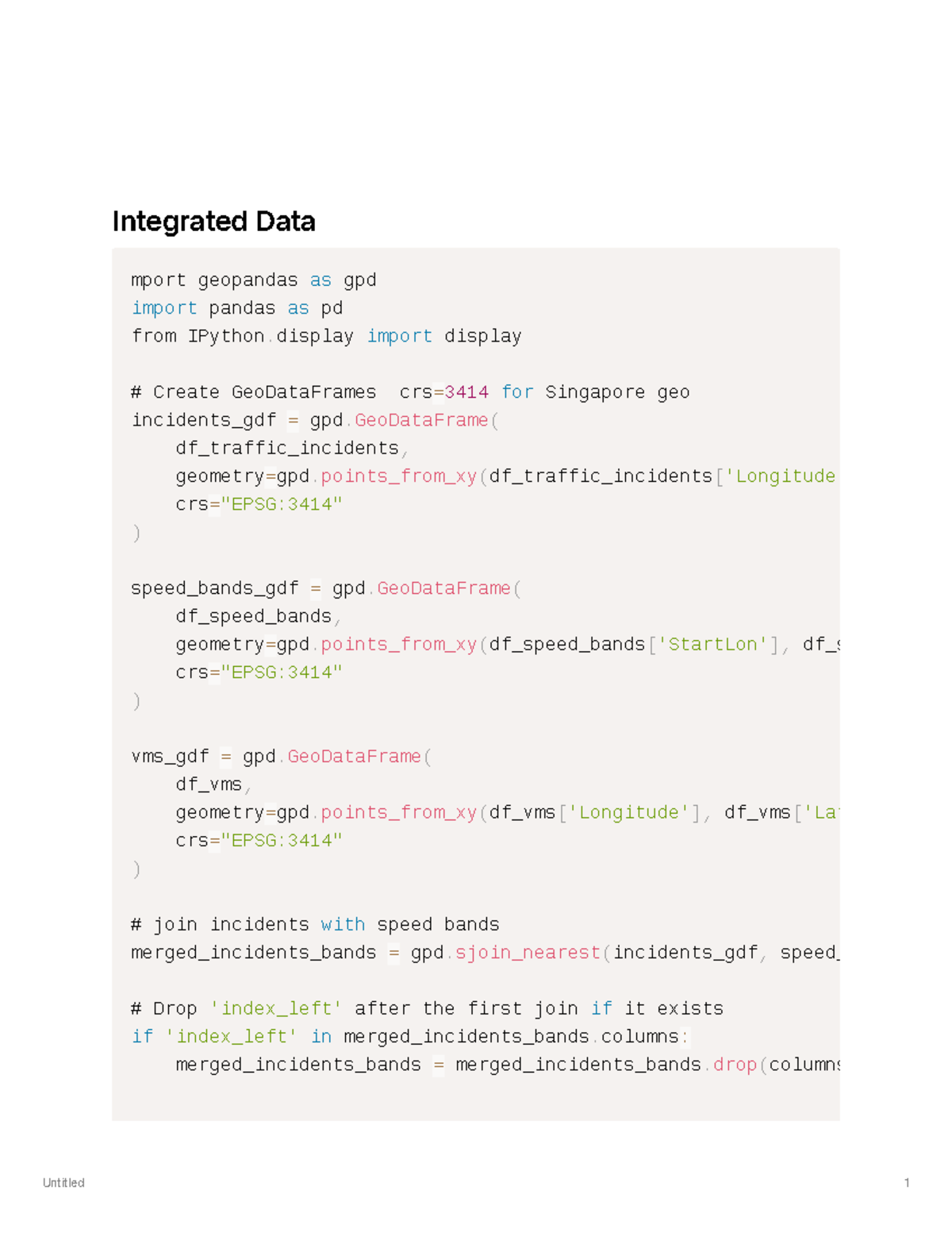 Ai Project - summary - Integrated Data mport geopandas as gpd import ...