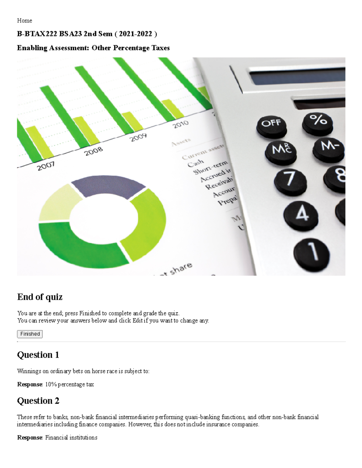 Taxea - Guidelines - Home B-BTAX222 BSA23 2nd Sem ( 2021-2022 ...